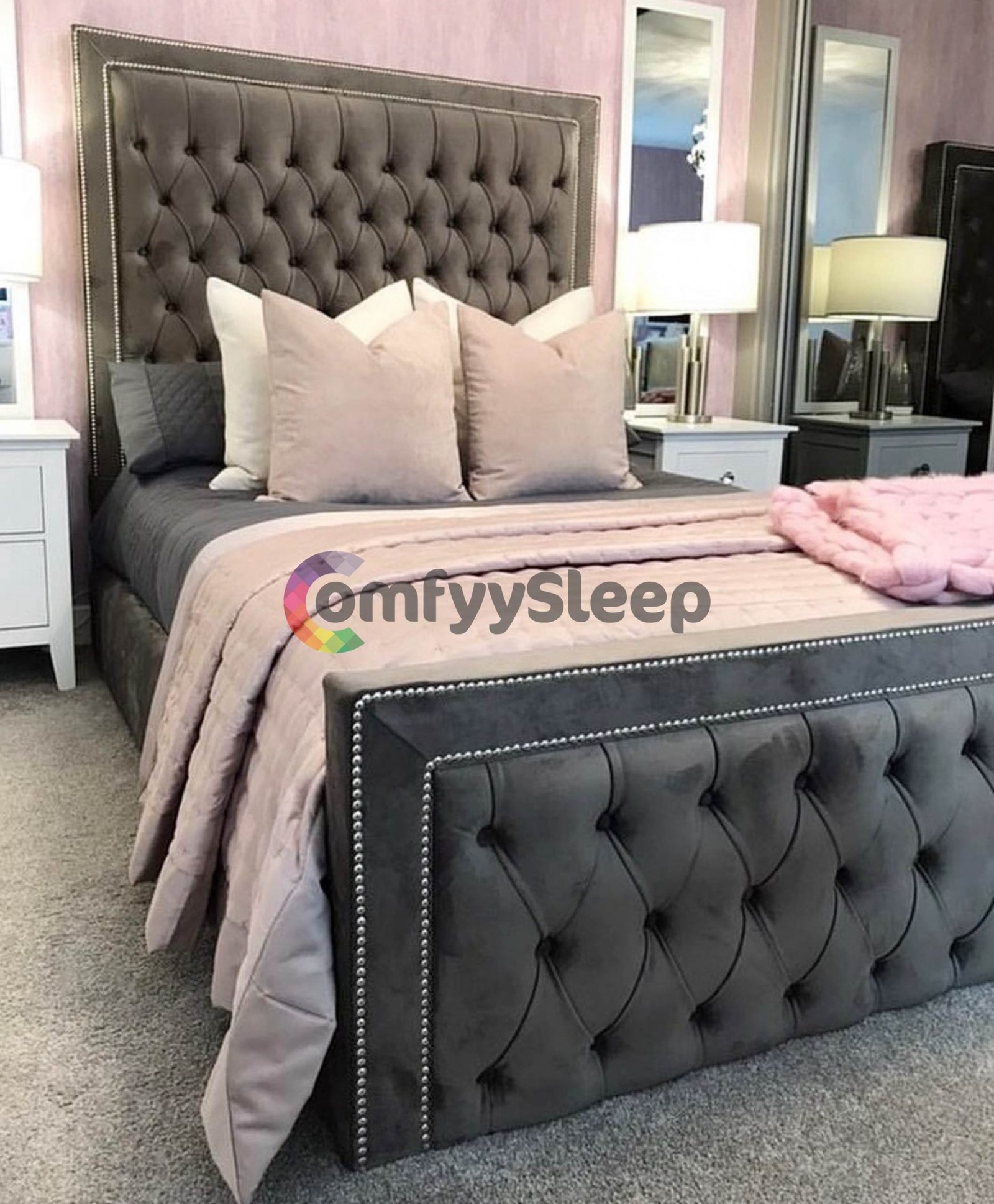 Bliss Bed | Double Beading Bliss Bed | Comfyy Beds & Sofas